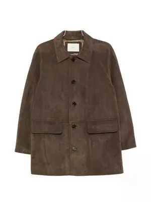 DUNST Raglan-sleeve Button-up Coat
