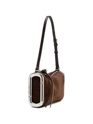 Marc Jacobs Scene Small Shoulder Bag In Suede - Brown
