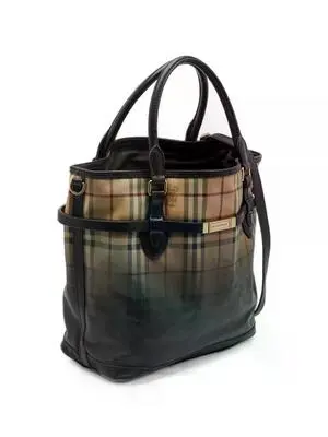 Burberry Haymarket Check Tote Bag