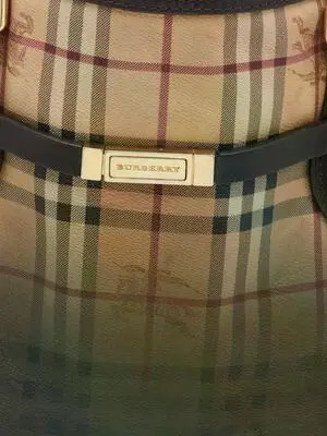 Burberry Haymarket Check Tote Bag