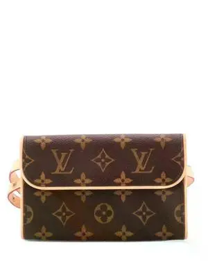 LOUIS VUITTON Florentine Waist Bag Monogram Canvas Belt Bag - Brown
