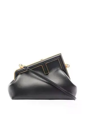 Fendi 2010-2026 Small Nappa First Crossbody Bag - Black