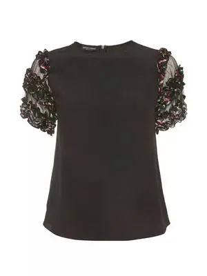 Emporio Armani Ruffle-trim Blouse