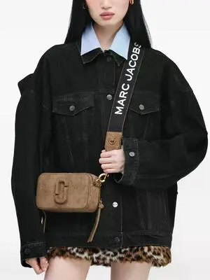 Marc Jacobs Felted Suede Snapshot Cross Body Bag - Neutrals