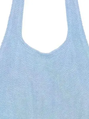 Hunza G Crinkle-effect Halterneck Swimsuit