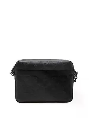 LOUIS VUITTON 2020-2026 Monogram Shadow Trio Messenger Crossbody Bag - Black