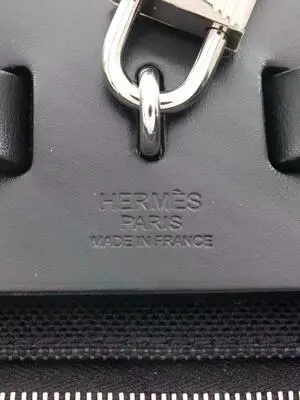Hermès 2021-2026 Toile Herbag Zip 31 Satchel - Black
