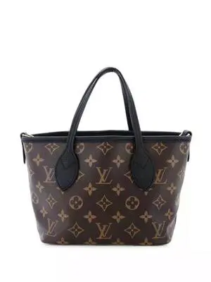 LOUIS VUITTON Neverfull Bandouliere Inside Out Monogram Canvas And Leather Bb Tote Bag - Brown