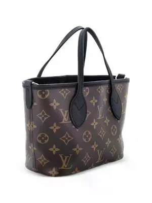 LOUIS VUITTON Neverfull Bandouliere Inside Out Monogram Canvas And Leather Bb Tote Bag