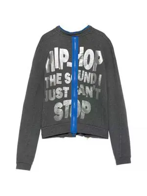 Dolce & Gabbana 2000s Zip-detail Sweatshirt - Grey