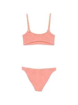 Hunza G Hunza G Phoebe Crinkle-Effect Bikini Orange