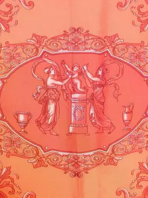 Versace 1990s Baroque-print Handkerchief
