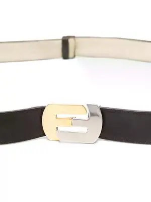 FERRAGAMO 1970s F Buckle Belt