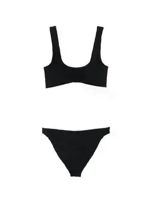 Hunza G Julia Crinkle-effect Ring-detail Bikini