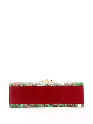 Gucci Padlock Tian Print Gg Coated Canvas Medium Shoulder Bag