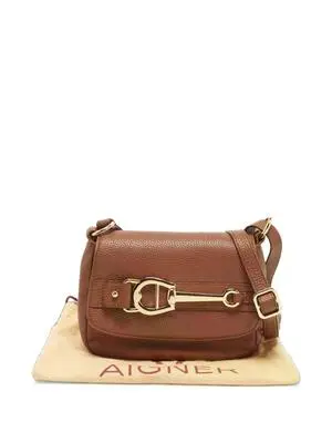 AIGNER Logo-buckle Flap Mini Bag
