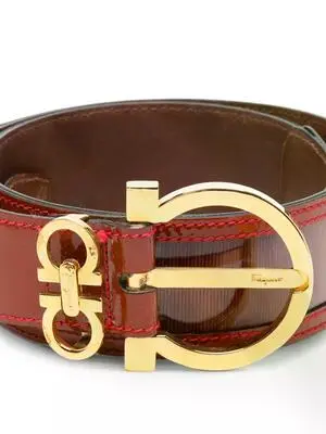 FERRAGAMO 1980s Gancini Buckle Belt