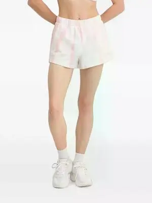 Guess Tie-dye Logo-print Shorts - Neutrals