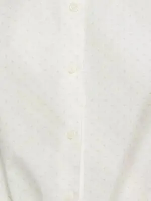 Dolce & Gabbana Polka-dot Tie-front Blouse