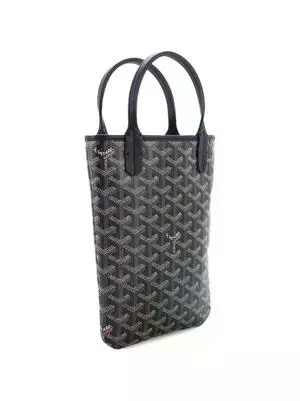Goyard Coated Canvas Mini Tote Bag - Black