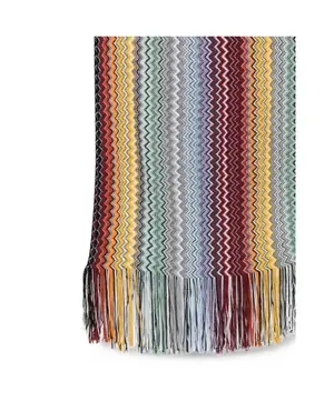 Missoni Zig-zag-knit Fringed Scarf