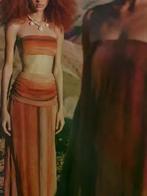 BAOBAB Sumaq Maxi Skirt - Orange