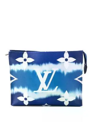 LOUIS VUITTON Escale Monogram Giant Toiletry Pouch 26 Clutch Bag - Blue