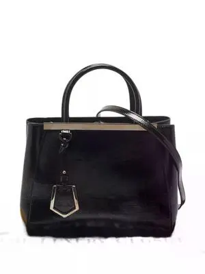 Fendi 2014 Small 2jours Patent Leather Tote Bag