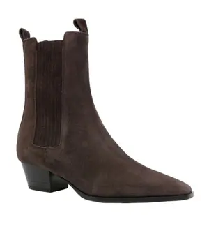AeydĒ Suede Ankle Boots - Black