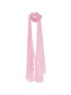 Zuhair Murad Silk Chiffon Long Scarf