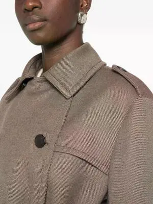 Tagliatore Double-breasted Belted Coat