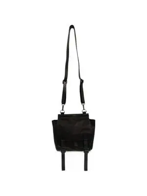 Yohji Yamamoto Buckle-detail Leather Shoulder Bag