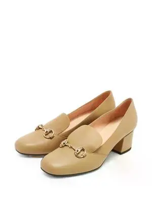 Gucci Horsebit Block Heel Pumps