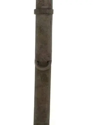 Orciani Nobuckle Suede Belt - Brown