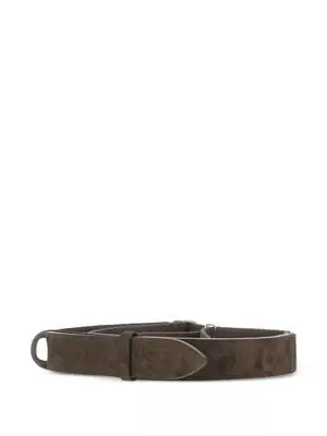 Orciani Suede Belt - Brown