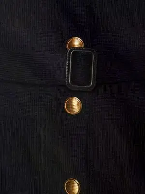 Chloé Rib-knit Belted Mini Dress