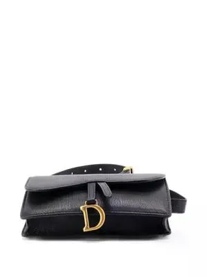 Dior Saddle Rectangular Leather Belt Bag