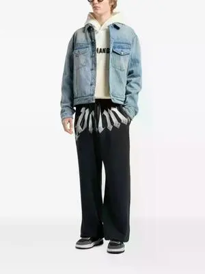 Palm Angels Big Waist Logo Sweatpants