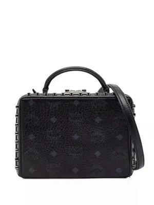 Mcm Berlin Studded Box Shoulder Bag