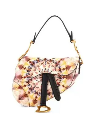 Dior Christian Dior Kaleidiorscopic Calfskin Mini Satchel Multicolour