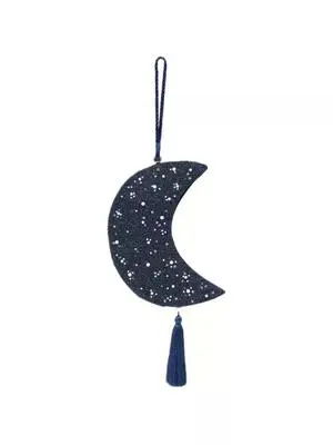 SIMONMILLER Beaded Crescent Wristlet Bag - Blue