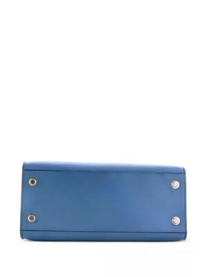 LOUIS VUITTON City Steamer Handbag Leather Tote Bag - Blue