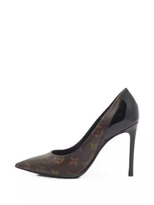 LOUIS VUITTON Chérie Monogram Heeled Pumps