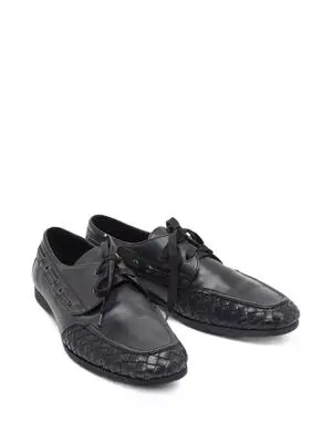 Bottega Veneta Intrecciato Leather Derby Shoes