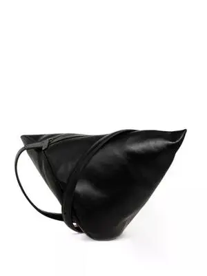 Yohji Yamamoto Leather Shoulder Bag - Black