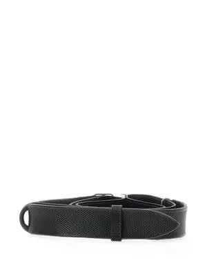 Orciani Nobuckle Laser-perforated Belt - Black