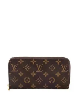 LOUIS VUITTON Zippy Wallet Monogram Canvas Small Wallets - Brown