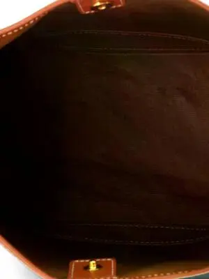 Celine Triomphe Coated Canvas Small Bucket Bag