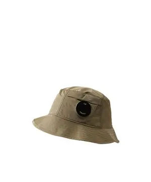 C.P. COMPANY Logo Fisherman's Hat - Green