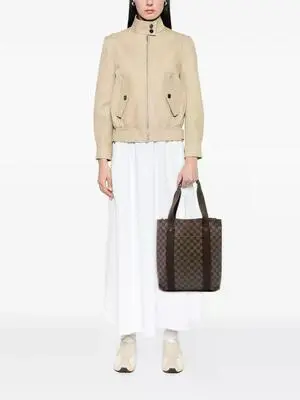 LOUIS VUITTON 2010 Damier Ebene Cabas Beaubourg Tote Bag